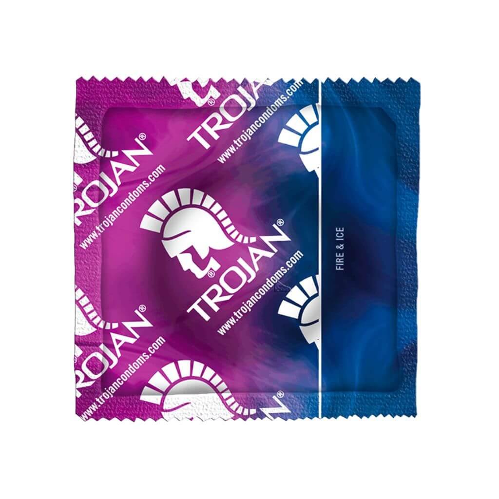 Condón Trojan Fire & Ice Doble Acción | Comprar en Femmes.mx